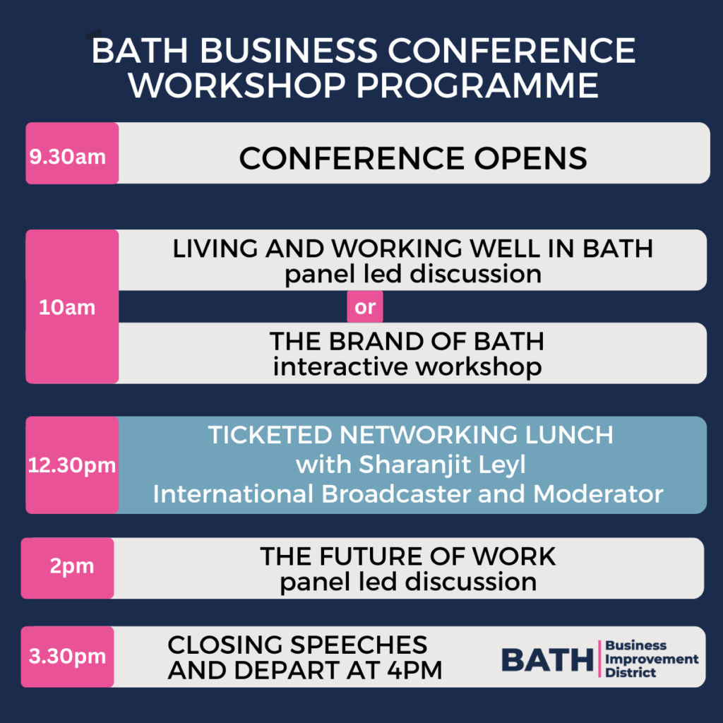 Bath Business Conference 2023 NOW SOLD OUT - Welcome to Bath
