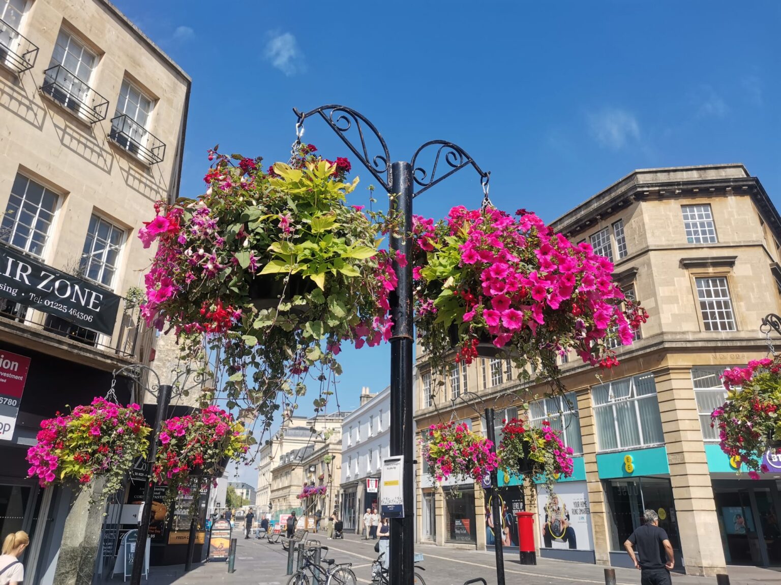 SRA Architects Hanging Baskets - Welcome to Bath